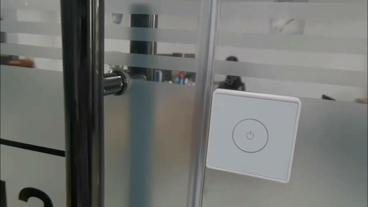 Wireless Exit Button- Door Access Control - YouTube
