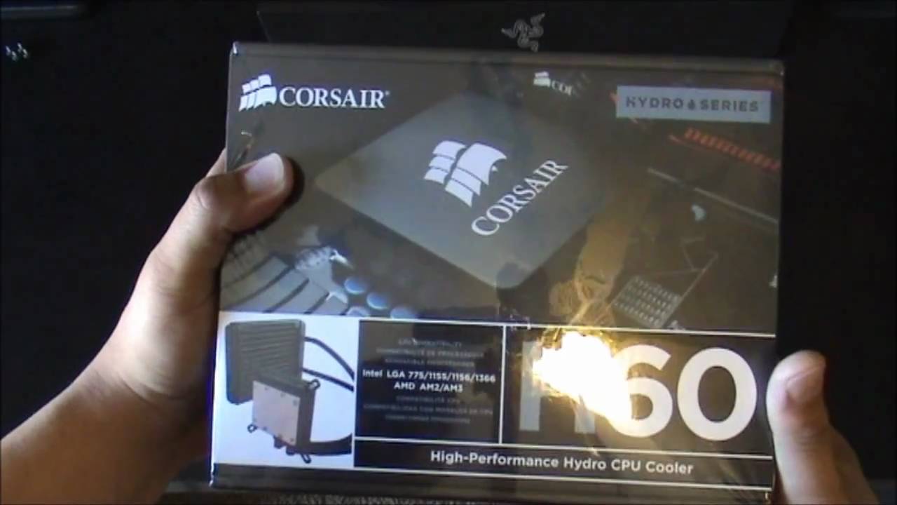 Box Opening of The Corsair H60 - YouTube