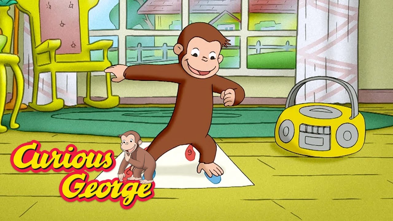 Curious George 🐵 Learn to dance with George 🐵 Kids Cartoon 🐵 Kids ...
