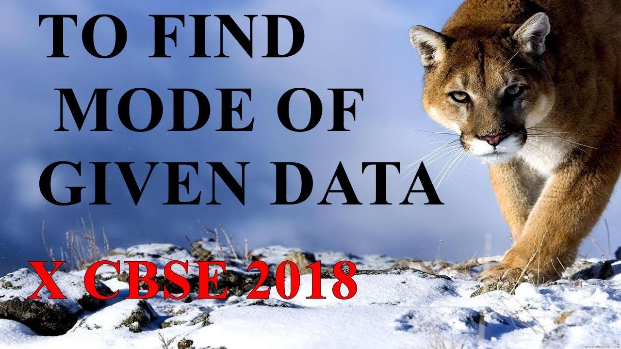 Q3 Class 10 maths To find Mode Of Given data Important questions CBSE ...