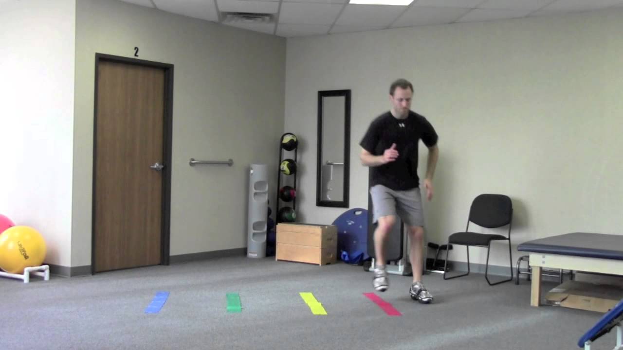 Dynamic Agility Reciprocal Single Leg Lateral Jumps - YouTube
