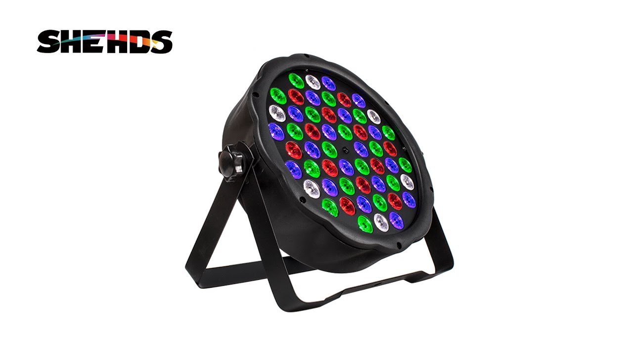 Fast Shipping LED Par 54x3W RGBW - YouTube