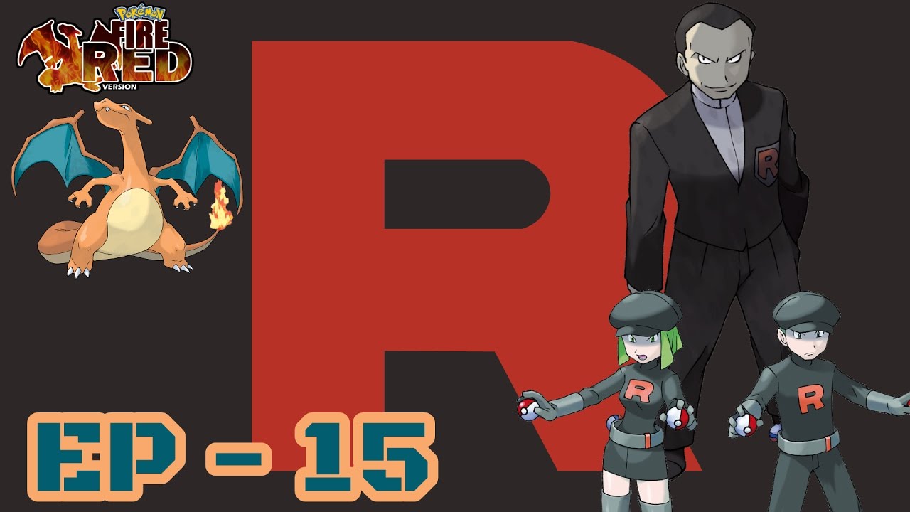 Pokémon Fire Red Walkthrough | EP - 15 Team Rocket Hideout - YouTube