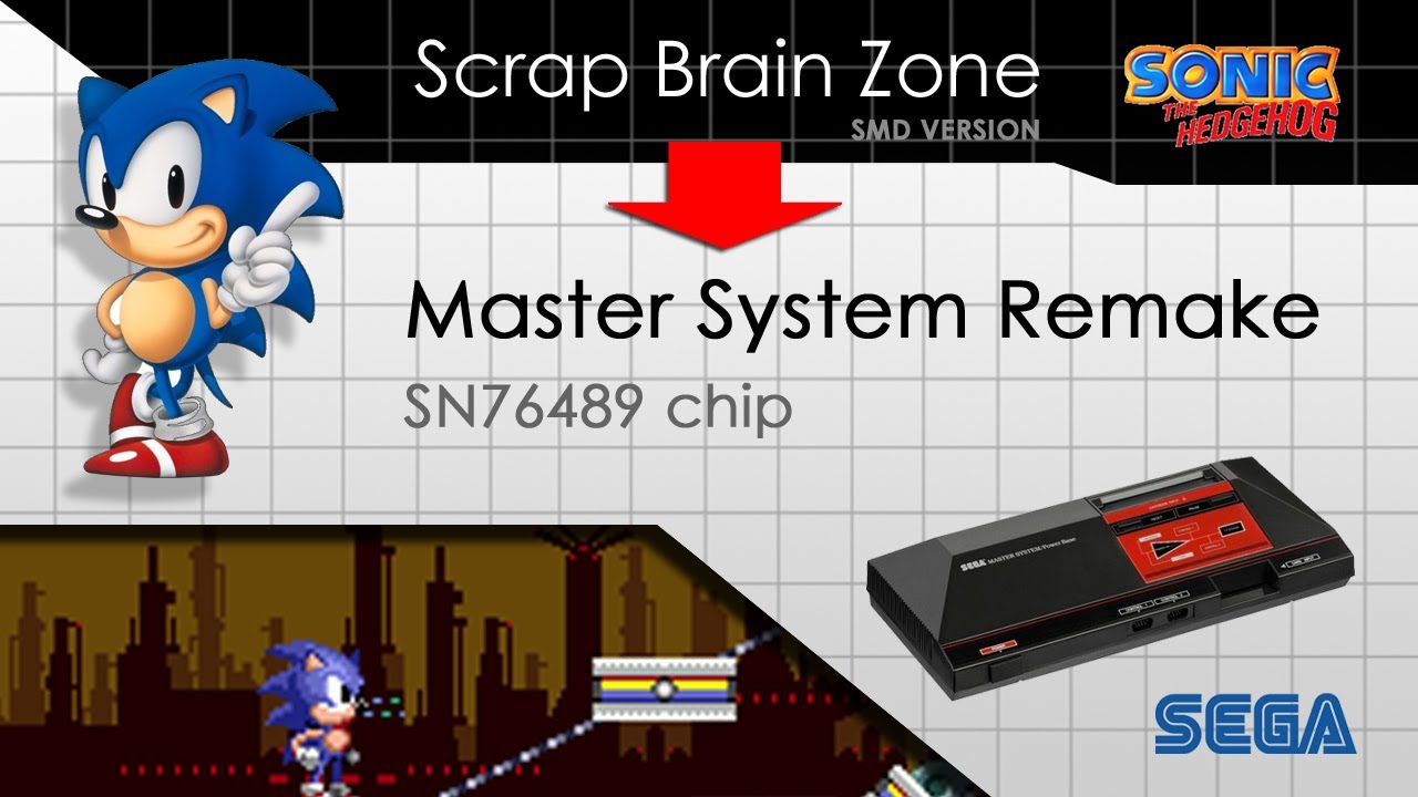 Sonic The Hedgehog (Genesis) - Scrap Brain Zone (Remake for Master ...