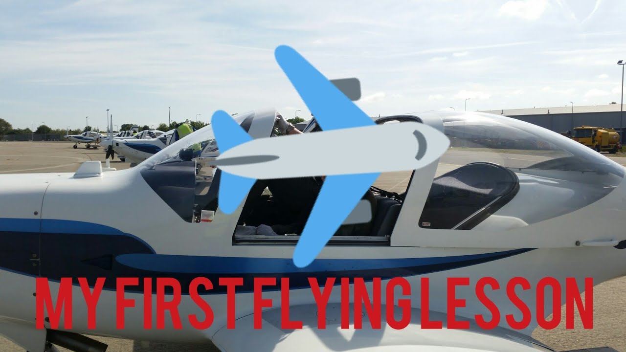 My First Flying Lesson- Grob Tutor-AIR CADETS - YouTube