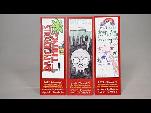 Red Ribbon Bookmarks - YouTube