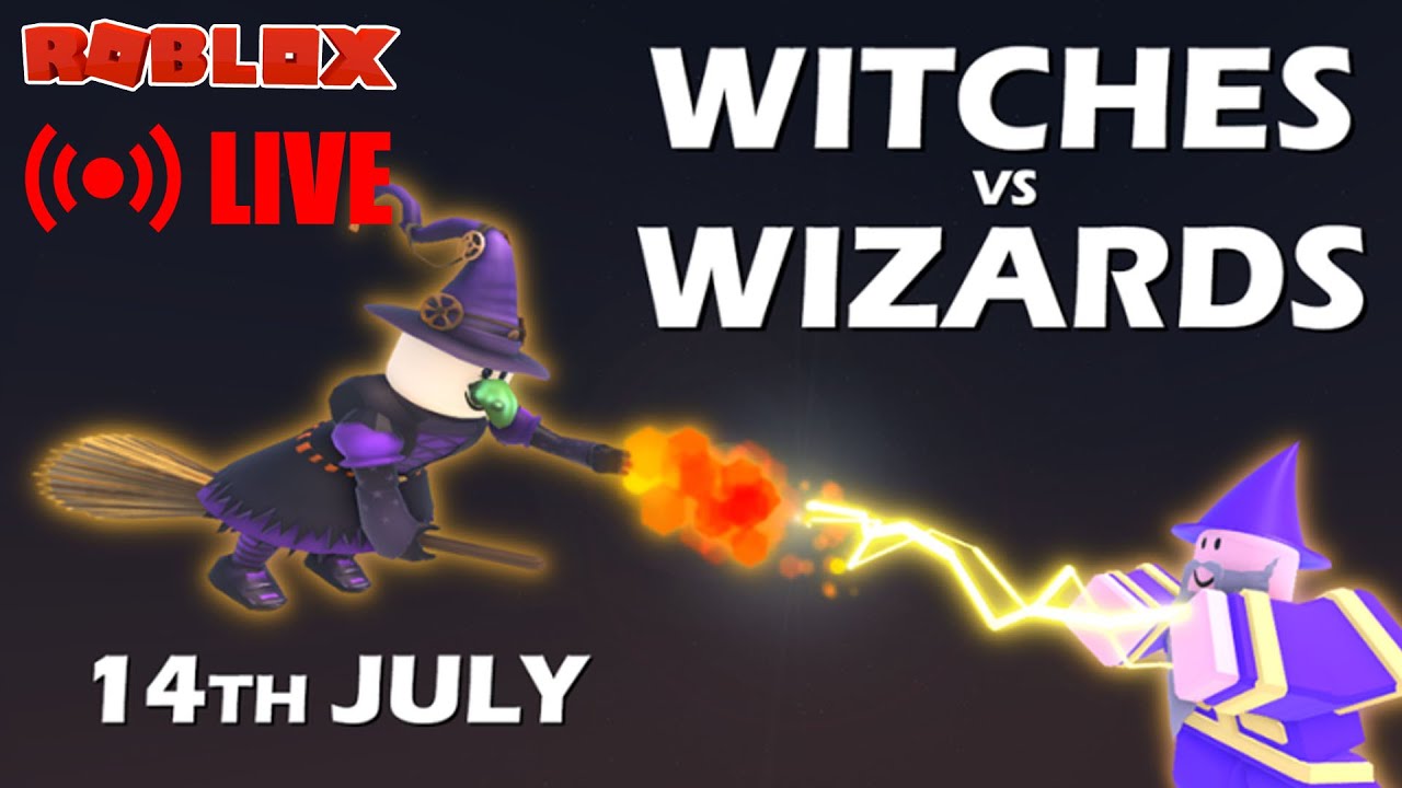 ROBLOX WACKY WIZARD 🔴 WITCHES VS WIZARDS EVENT 🔴 LIVE ROBLOX - YouTube