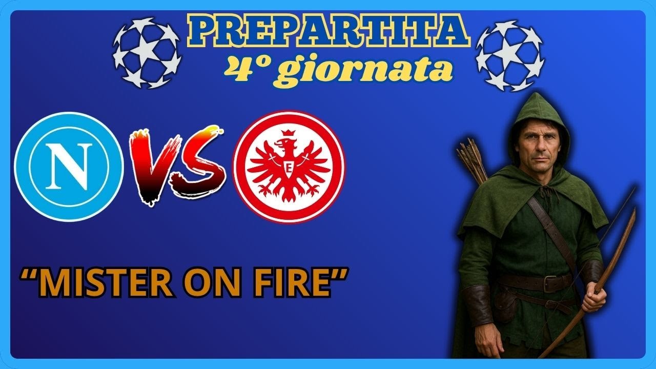CONTE COME ROBIN HOOD🏹🔥! NE HA PER TUTTI! | Prepartita UCL 4° Giornata ...