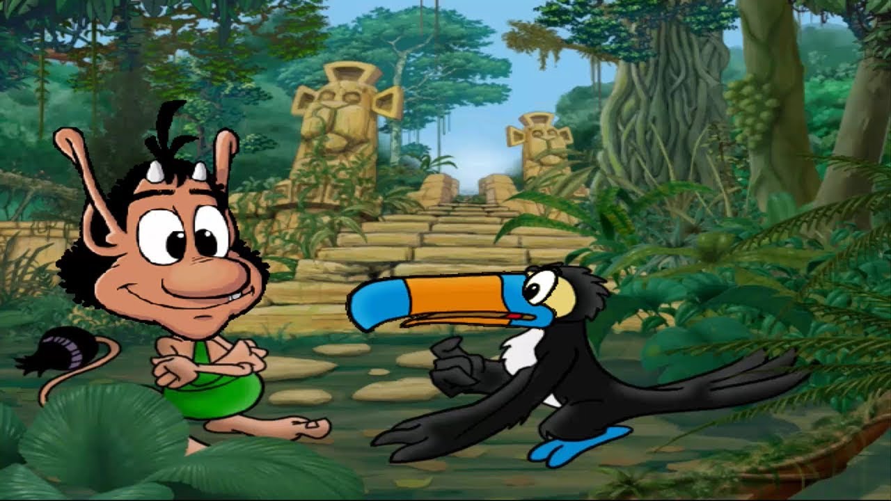 Trò chơi hugo nhặt kim cương-Kids Game Video - YouTube