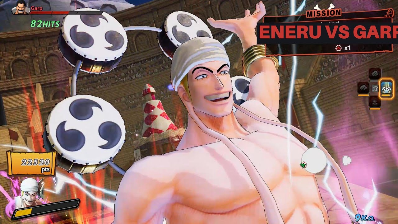 FINAL BATTLE: ENERU VS GARP - True Coliseum King | One Piece: Pirate ...