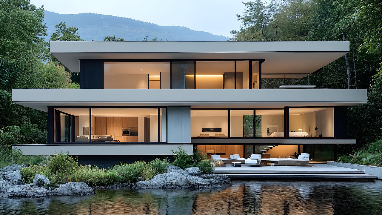 Tour This Breathtaking Modern Riverfront Home – The Ultimate Waterfront ...
