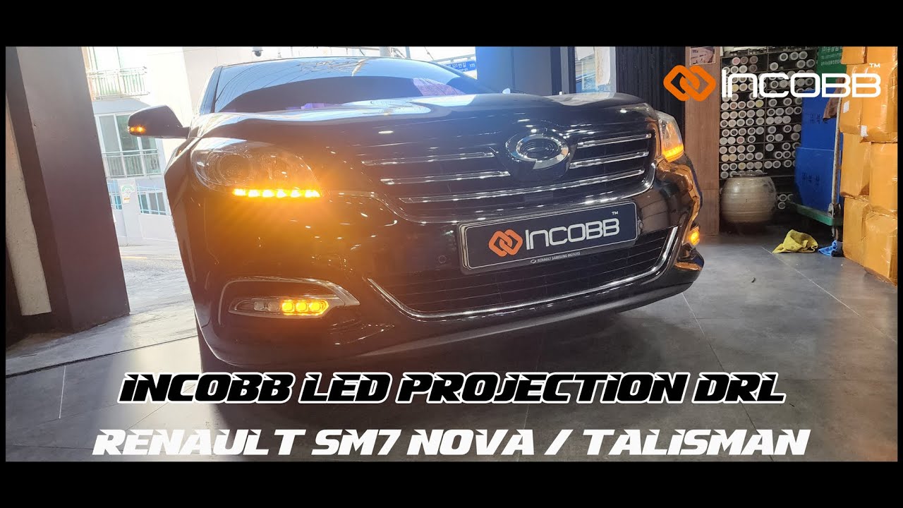 인코브(INCOBB KOREA) SM7 노바(TALISMAN) LED 프로젝션(PROJECTION) 데이라이트(DRL) - YouTube