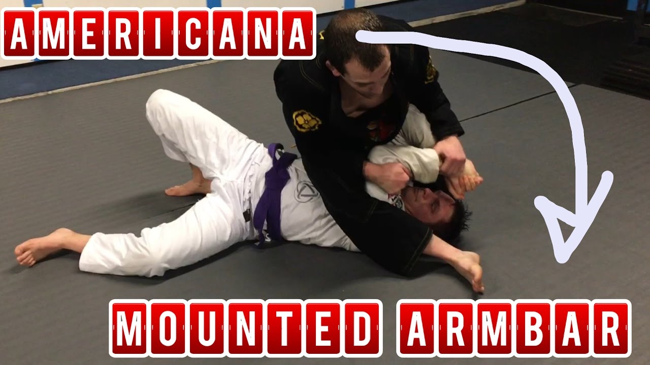 BJJ | Side control Americana to mounted arm bar transition - YouTube