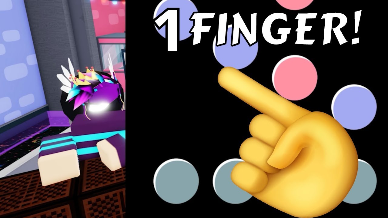Funky Friday But With 1 FINGER (Roblox) - YouTube