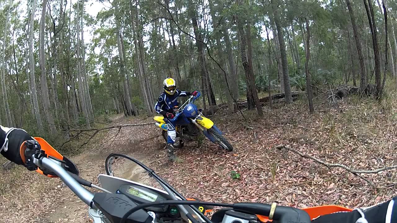 ktm 300 exc 2014 sunday ride with mates 3 - YouTube