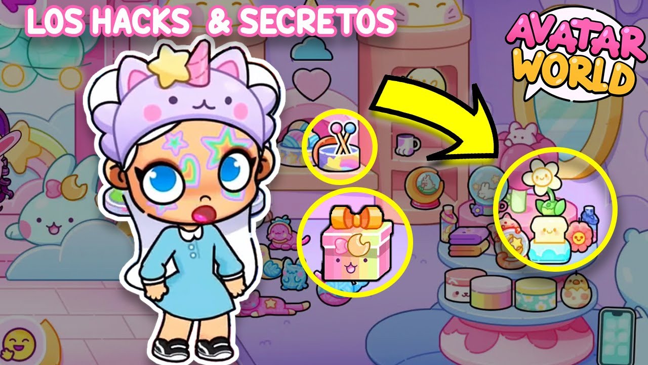 TODOS LOS HACKS Y SECRETOS en LA NUEVA ACTUALIZACIÓN de AVATAR WORLD 😍 ...