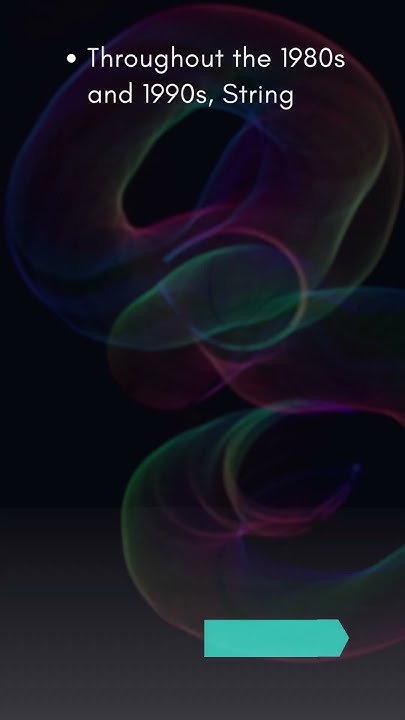 A Brief History of String Theory Origins and Development - YouTube