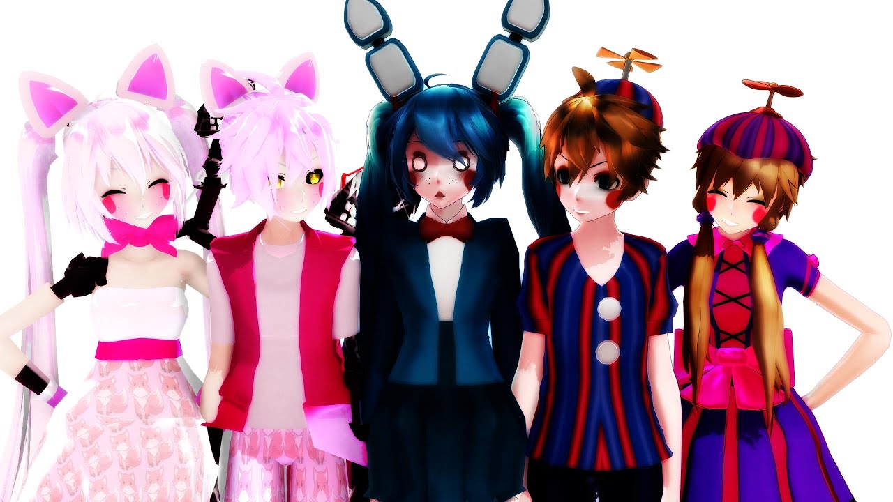 [MMD x FNAF] Lean On - YouTube