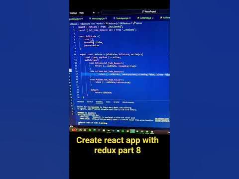 create react app with redux part 8 #react #redux #coding #javascipt - YouTube