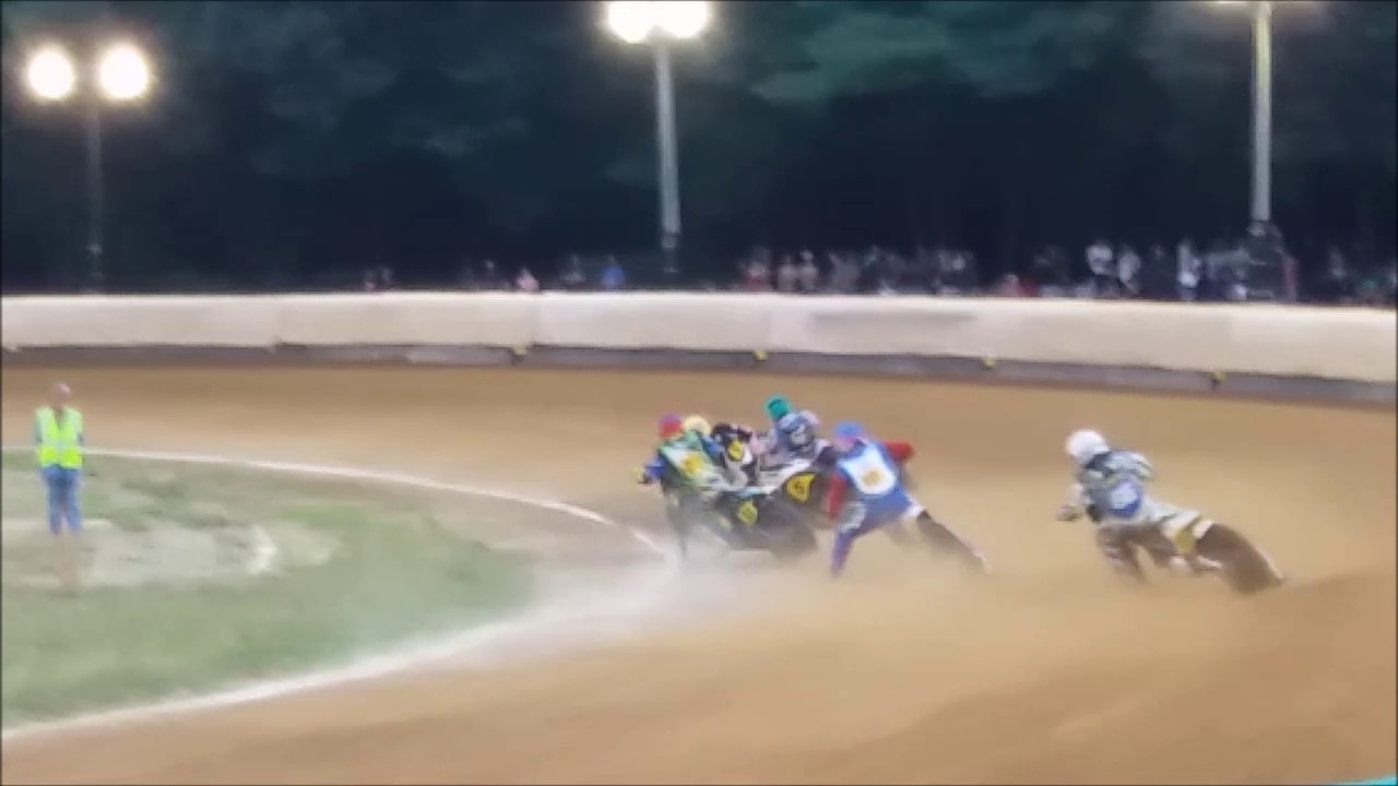 Julien CAYRE - grass track 500 cc trophée AVS - manche 4 - Tayac - 08 ...