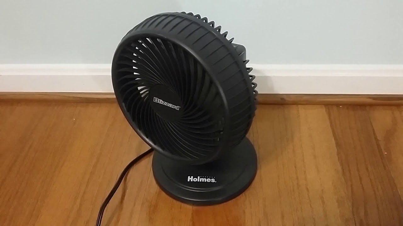 Holmes HAOF87BLZ Blizzard Oscillating Power Fan - YouTube