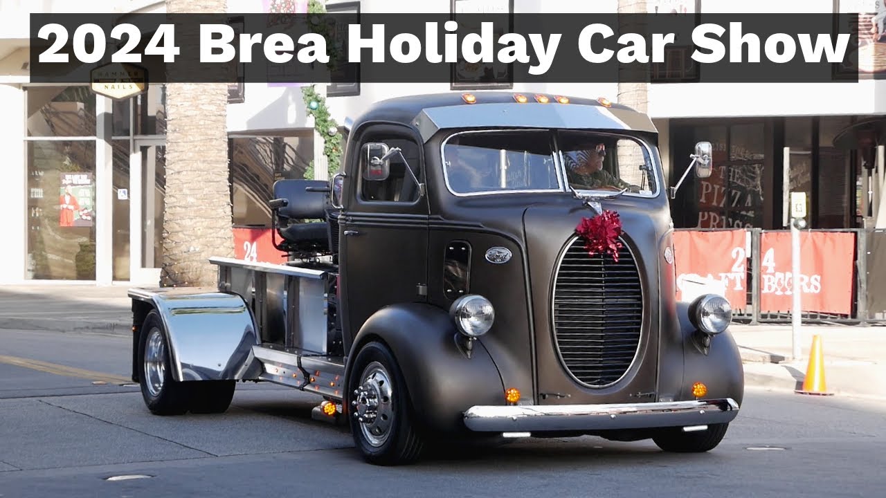 Brea Holiday Car Show (2024) - Roll-Ins - YouTube