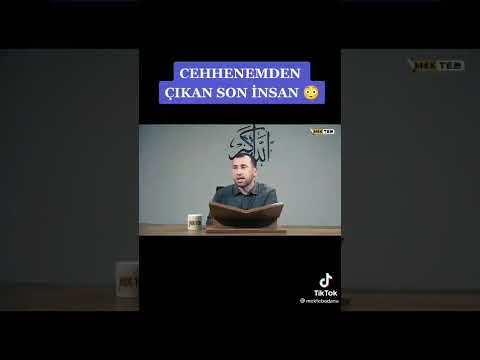 cehennemden çıkan son insan