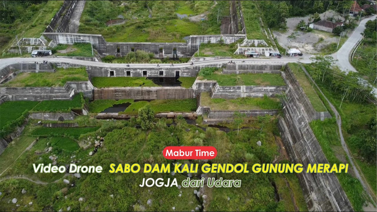 Video Drone Sabo Dam Kali Gendol Yogyakarta dari Udara - YouTube