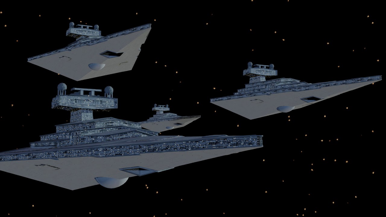 Star Wars - Star Destroyers (Blender Animation) - YouTube