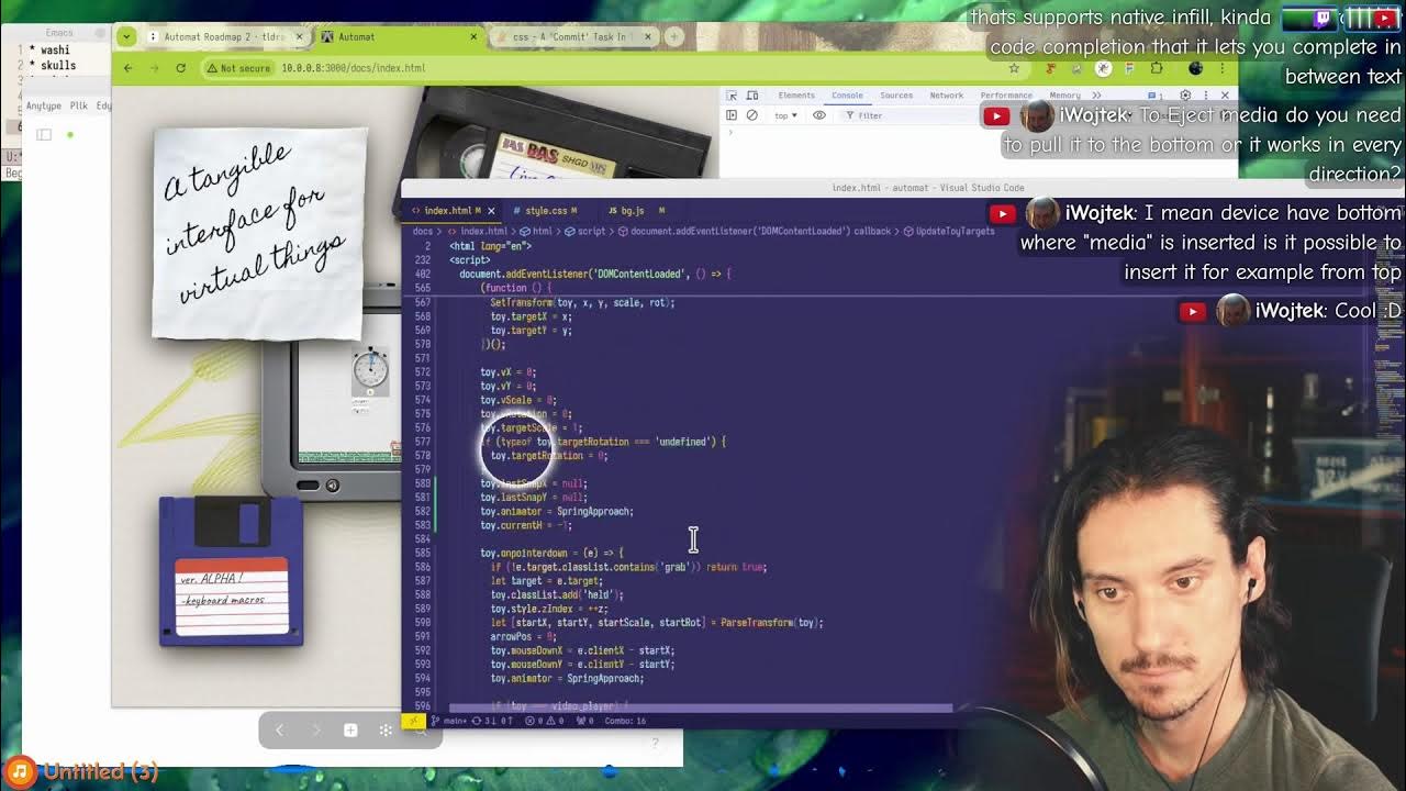 Adding "Juice" to the landing page 🕹️ AUTOMAT Live-Coding - YouTube