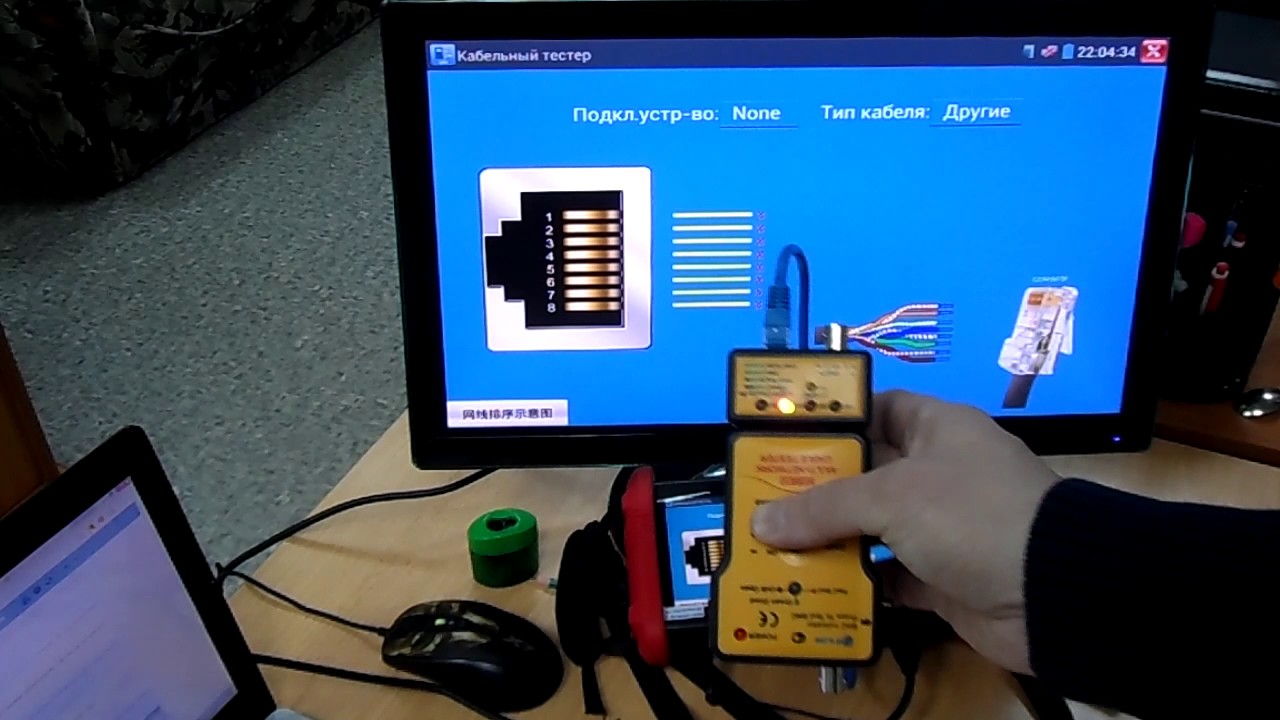 IPC-9800 ADHS не исправен LAN TESTER - YouTube