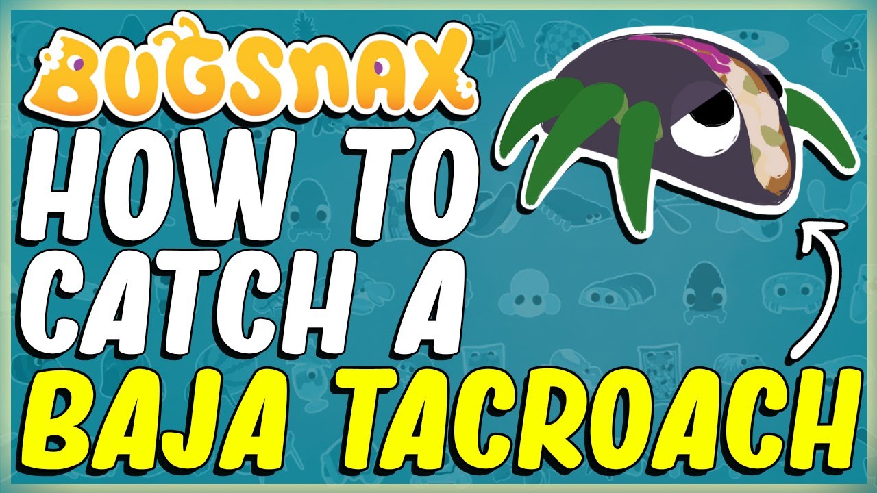 WHERE TO FIND AND HOW TO CATCH A BAJA TACROACH IN BUGSNAX - SIMMERING ...