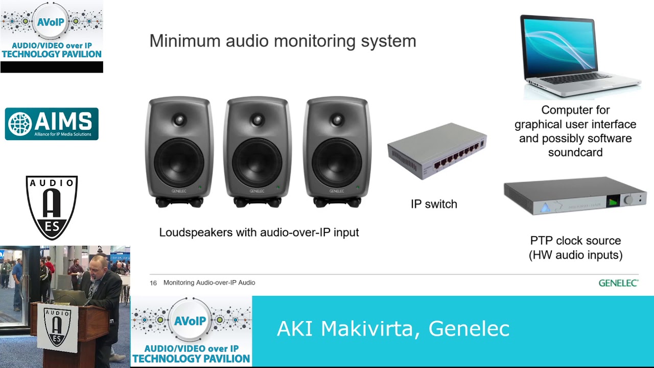 AES NY 2019 Audio Monitoring Solutions for Audio-over IP - YouTube