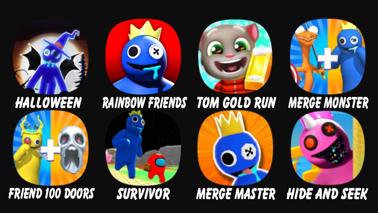 Rainbow Friends (Halloween + Merge Monster + 100 Doors + Impostor ...