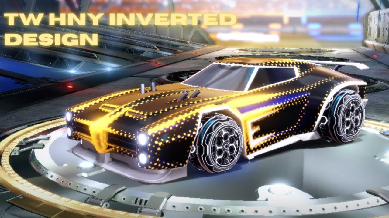 Titanium White HNY Inverted Design Rocket League - YouTube