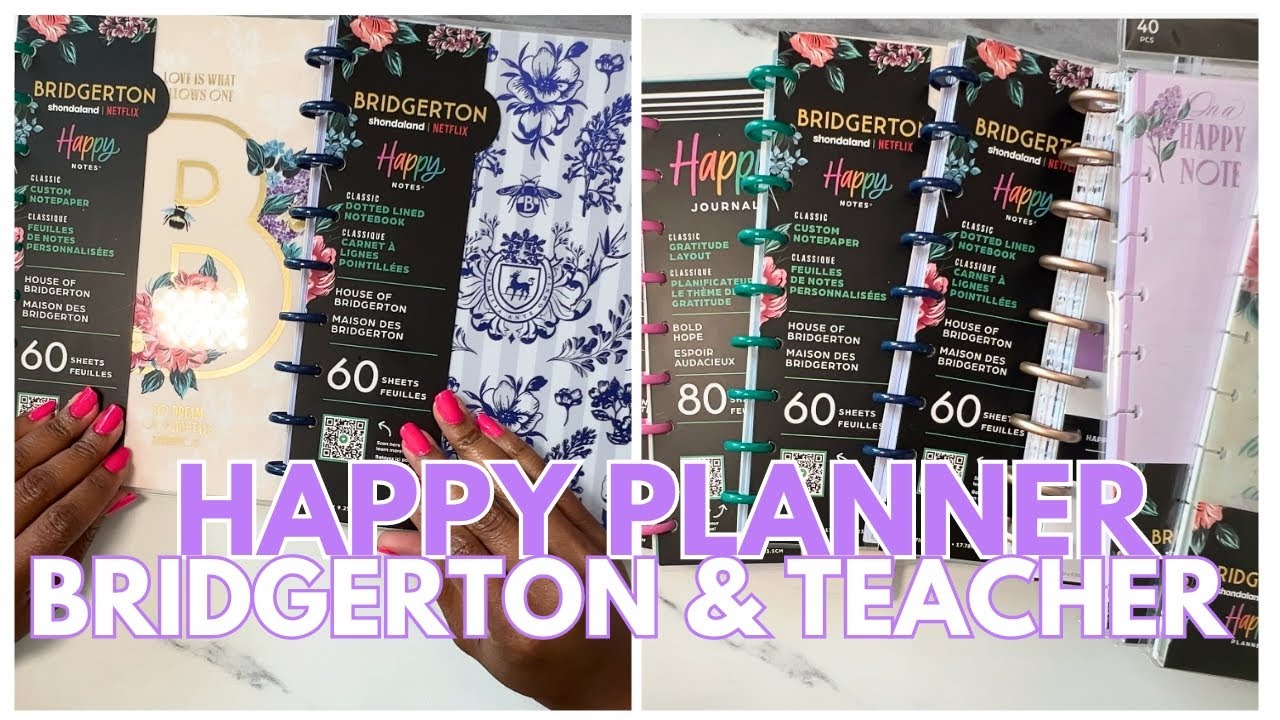 NEW! HAPPY PLANNER BRIDGERTON, TEACHER, FITNESS PLANNER AND MORE HAUL ...