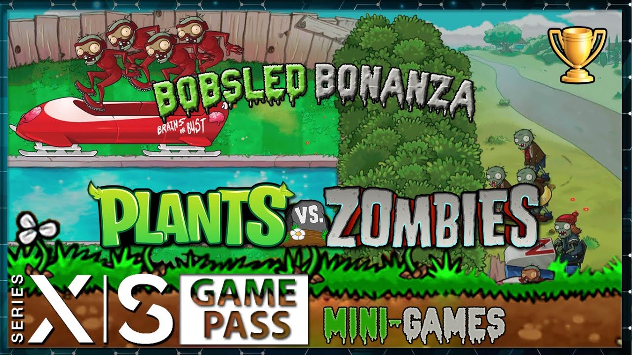 Plants vs. Zombies۩: Modo【Mini-Games: Bobsled Bonanza】XBOX S|X - YouTube