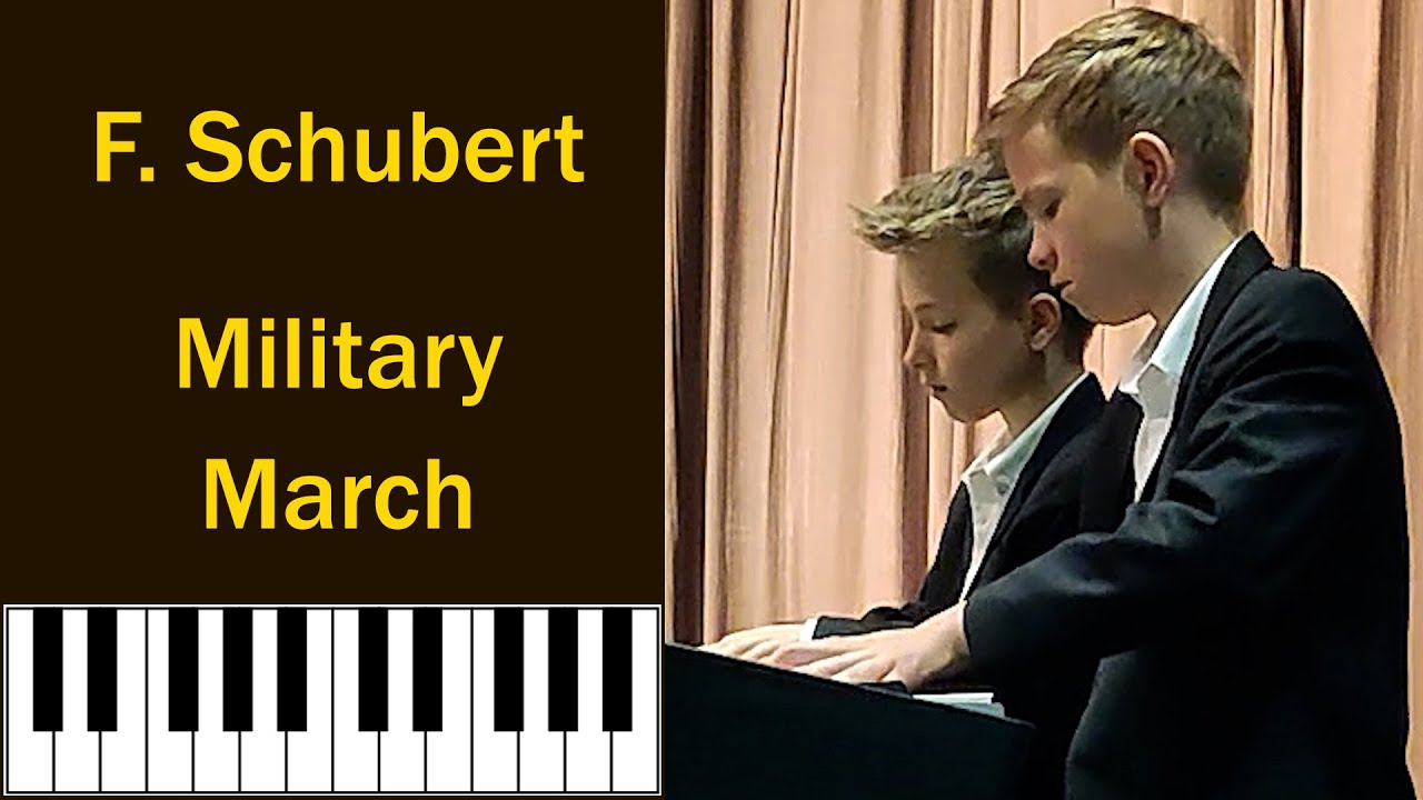 Franz Schubert: Military March (Op. 51. No. 1.) | Adam and Mate Balogh ...