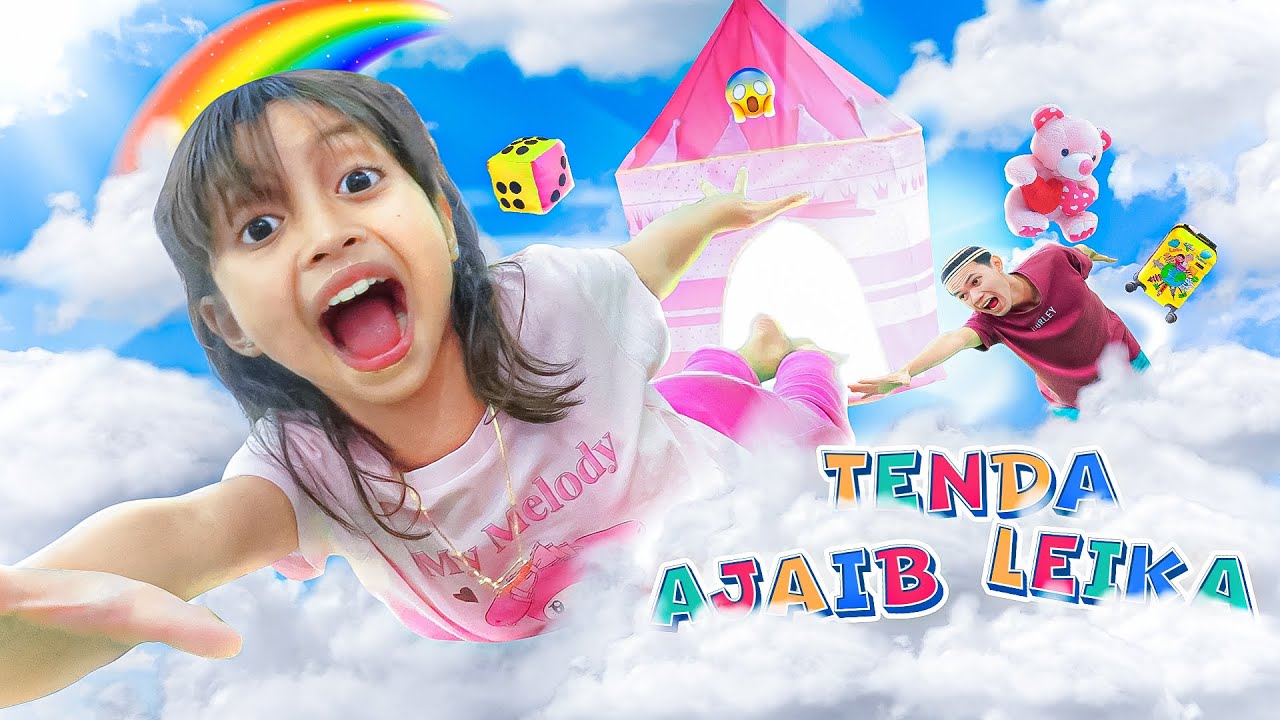 LEIKA 24 JAM DI DALAM TENDA 😱 LEIKA DAN TOMPEL MASUK KE DUNIA MIMPI ...