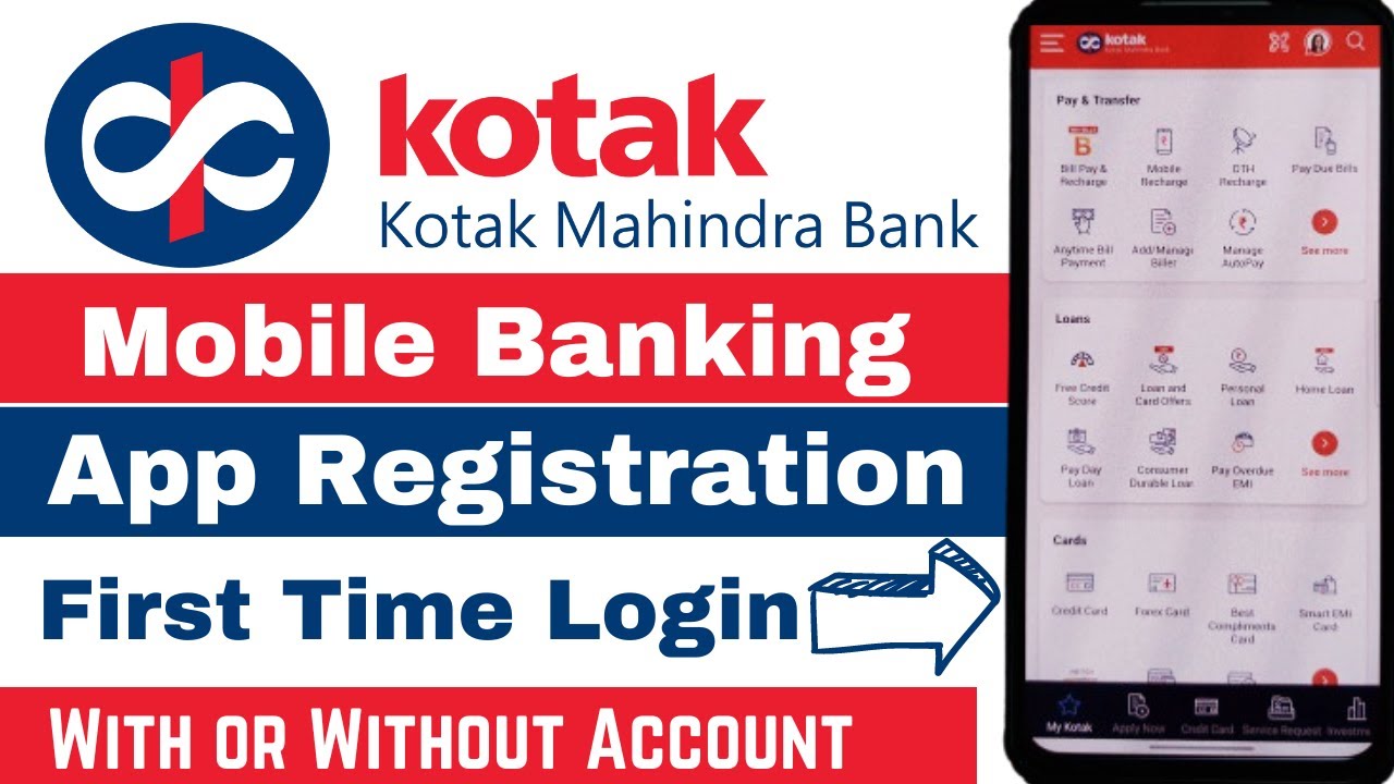 Kotak Mahindra bank first time login | How to Activate Kotak Mobile ...