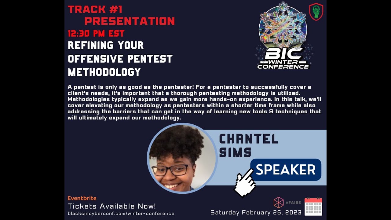 Chantel Sims: Refining Your Offensive Pentest Methodology - YouTube