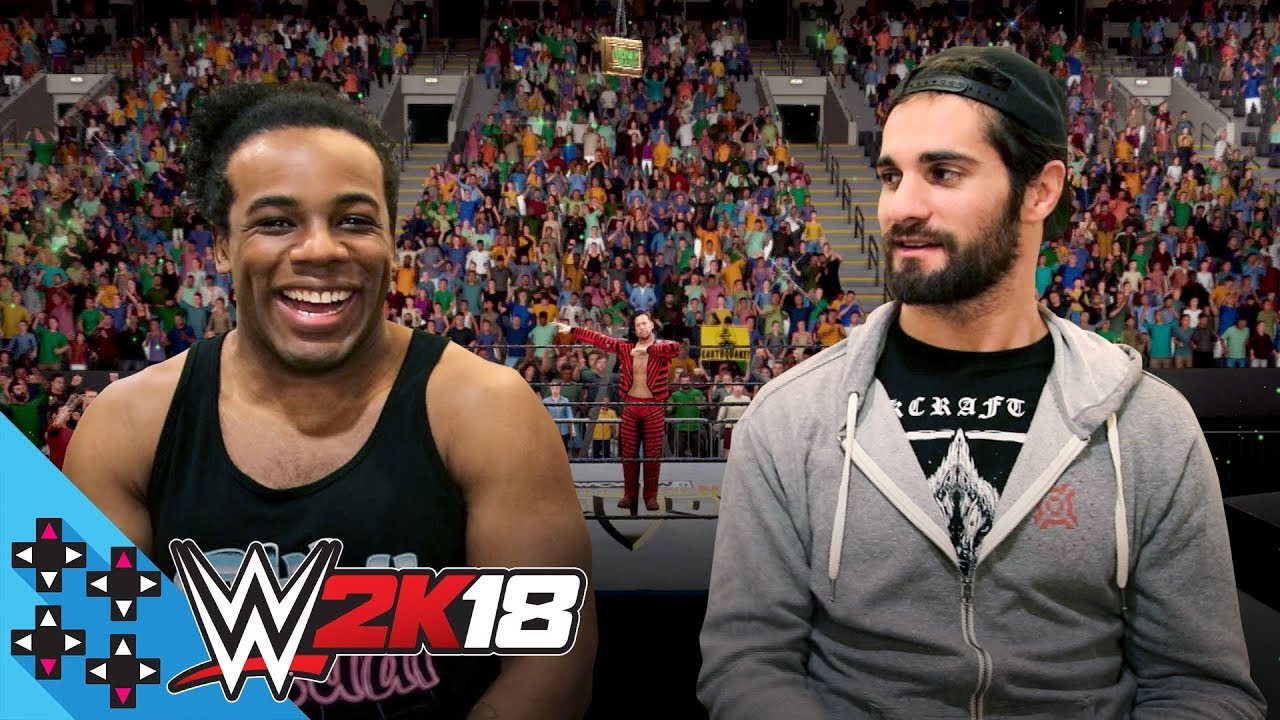 WWE 2K18: SETH ROLLINS & AUSTIN CREED take on THE NATURAL DISASTERS ...