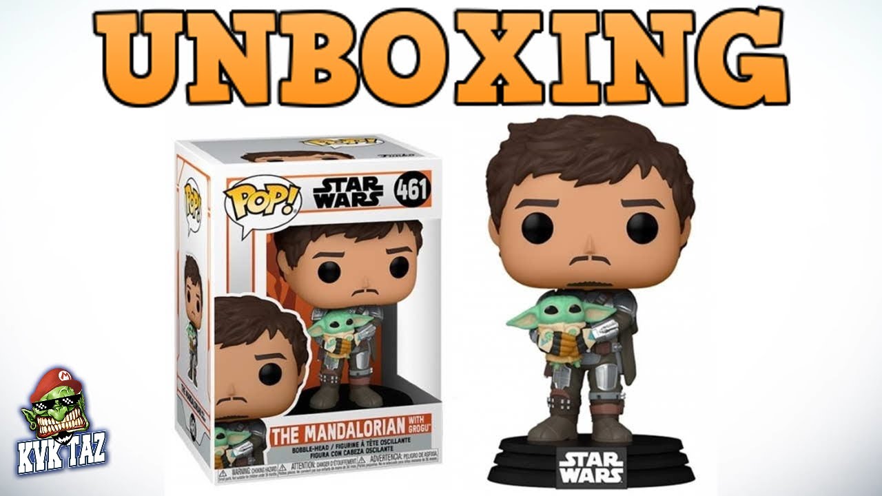 FUNKO POP THE MANDALORIAN WITH GROGU [461] - UNBOXING - YouTube