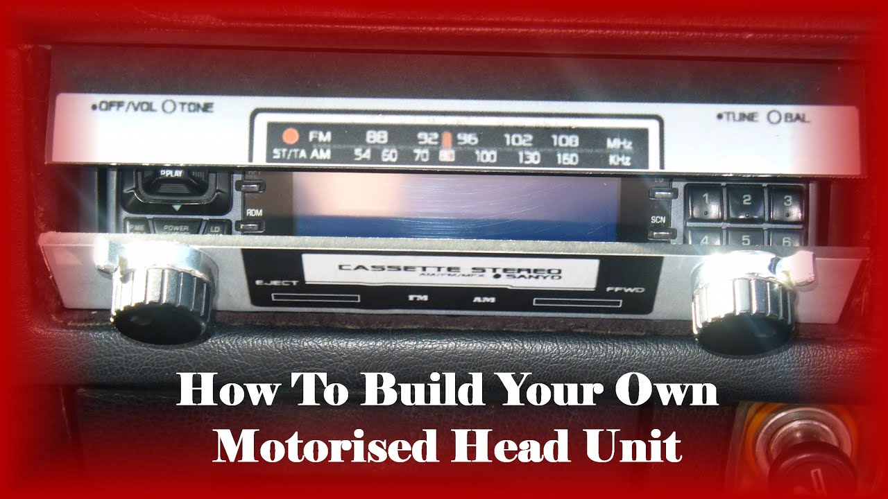 How To Build Your Own Motorised Hidden Head Unit. DIY - YouTube