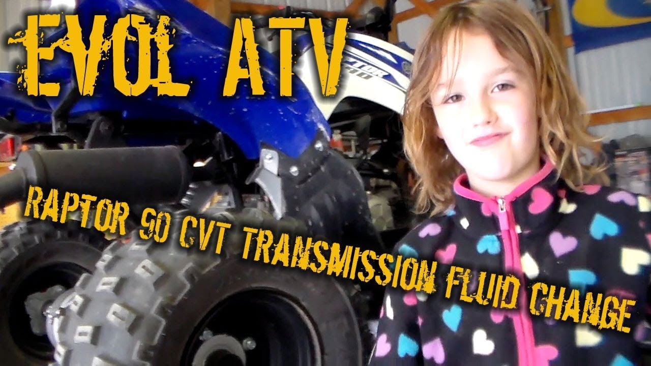 Evol ATV - 2017 Raptor 90 CVT transmission fluid change - YouTube