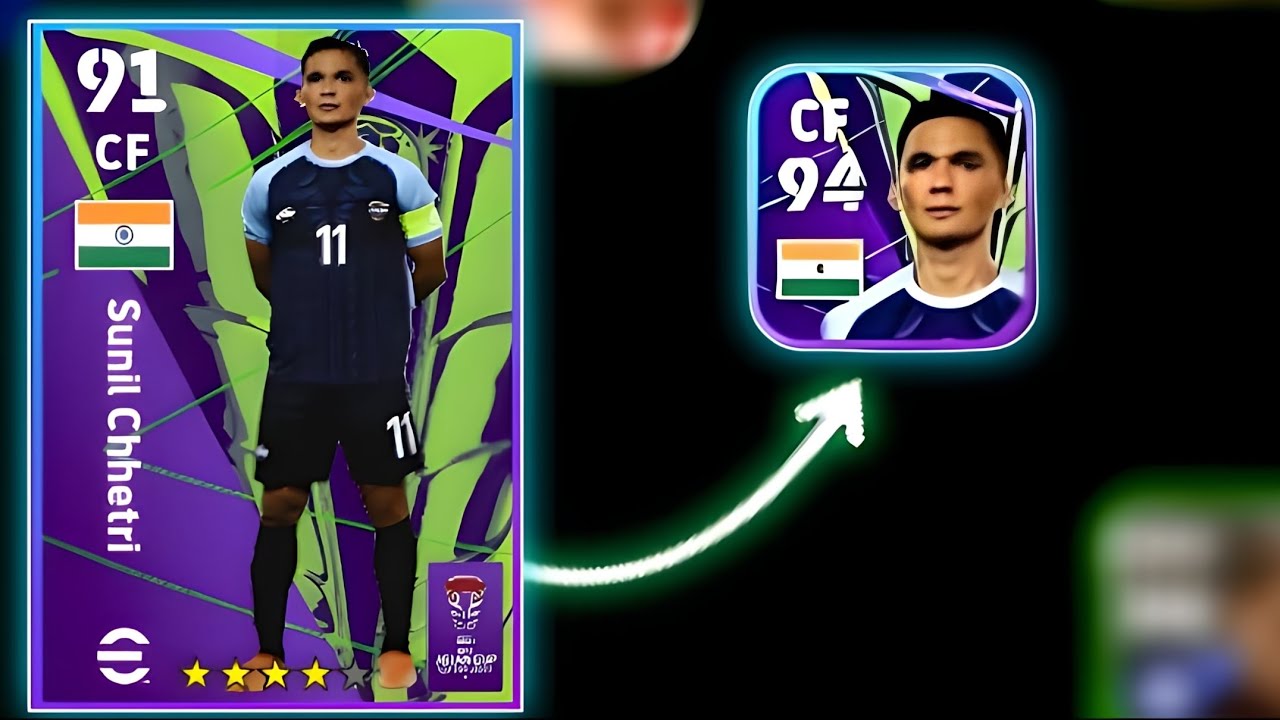 Sunil Chhetri Frist effotball⚽Card..🏆 - YouTube