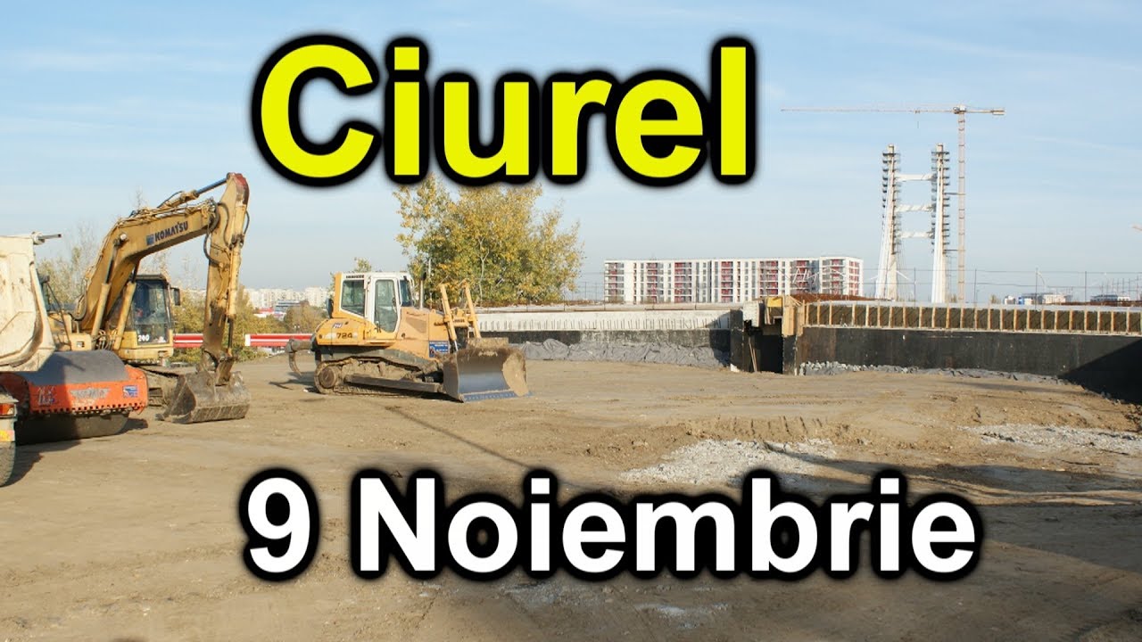 Pod Hobanat și Pasaj Ciurel 9 Noiembrie 2019 - YouTube