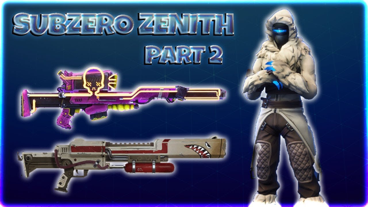 SUBZERO ZENITH ~ Part 2 - NEON SNIPER RIFLE & SUPER SHREDDER - FORTNITE ...