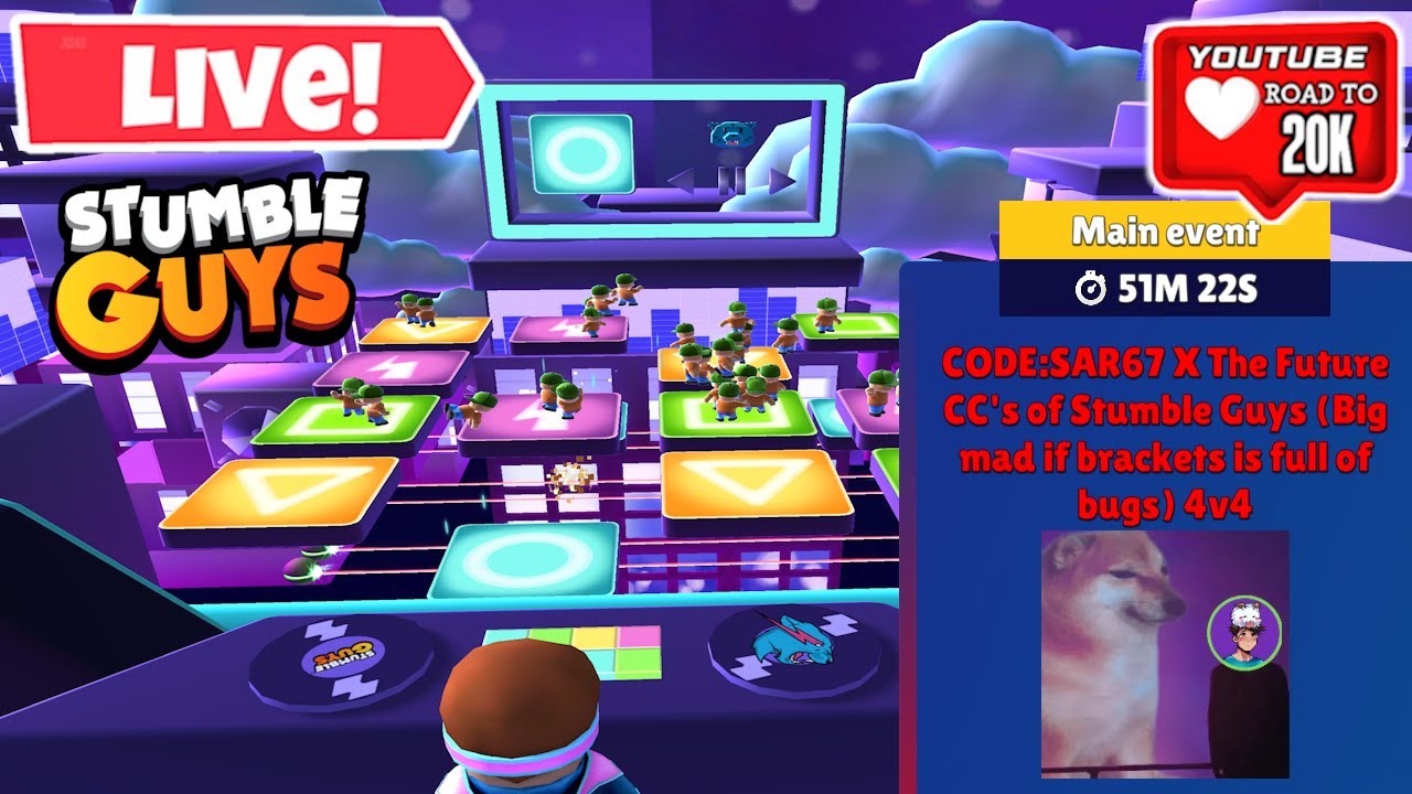 STUMBLE GUYS 0.64 | STUMBLE GUYS LIVE | STUMBLE GUYS CODES LEGENDARY ...
