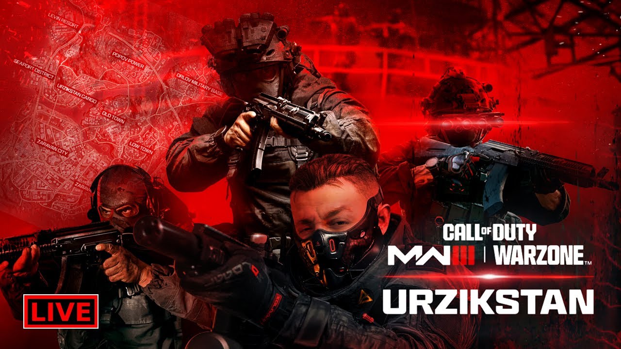 Call of Duty: Warzone (URZIKSTAN) - AirBrush Gaming Live Practice Stream - YouTube